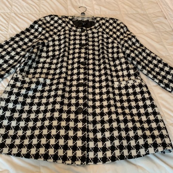 Rafaella | Jackets & Coats | New Black White Jacket By Rafaella | Poshmark